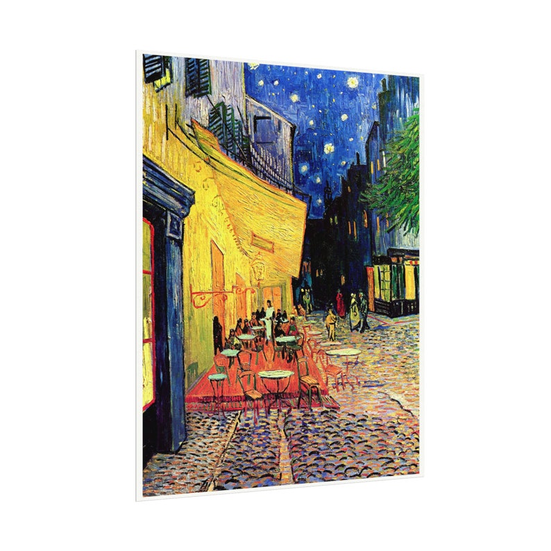 Vincent Van Gogh - Café Terrace at Night (1888) Painting | Post ...