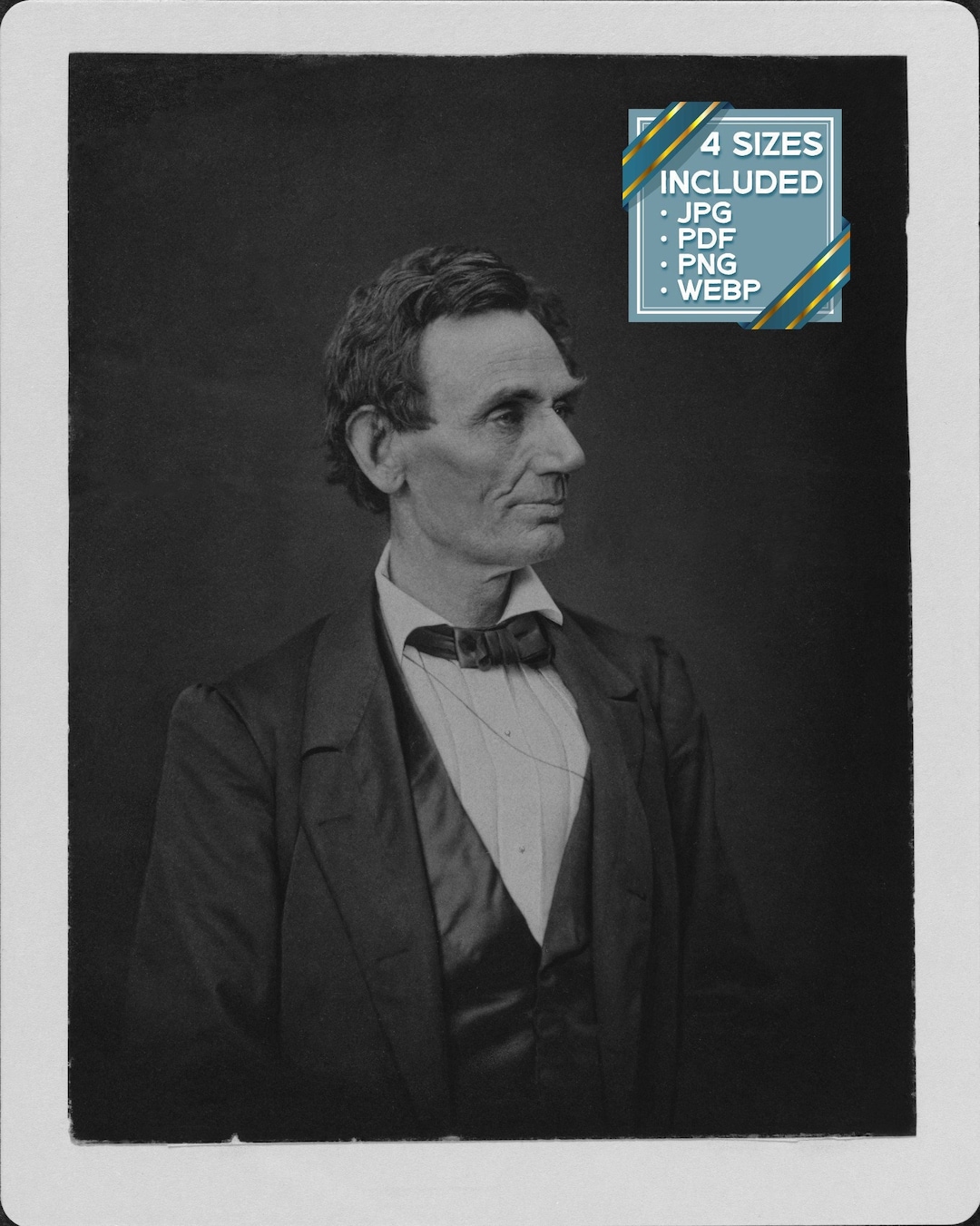Alexander Hesler - Abraham Lincoln (1860) Presidential Candidate ...