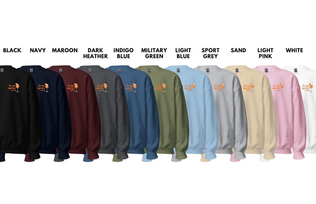 Aperol Spritz Sweatshirt Aperol Spritz Crewneck, Aperol Spritz Theme ...