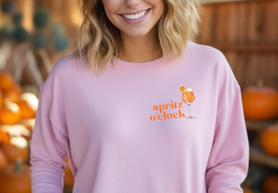 Aperol Spritz Sweatshirt | Aperol Spritz Crewneck, Aperol Spritz Theme ...
