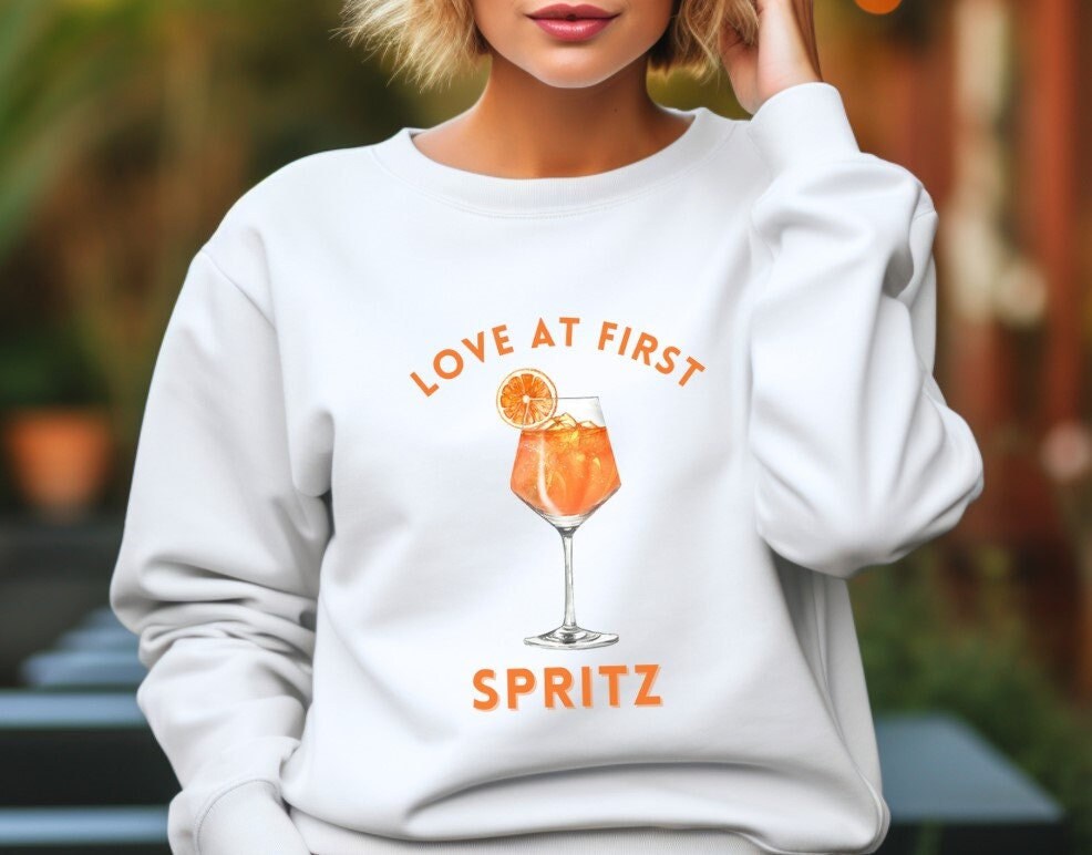 Aperol Spritz Sweatshirt | Aperol Spritz Crewneck, Aperol Spritz Theme ...