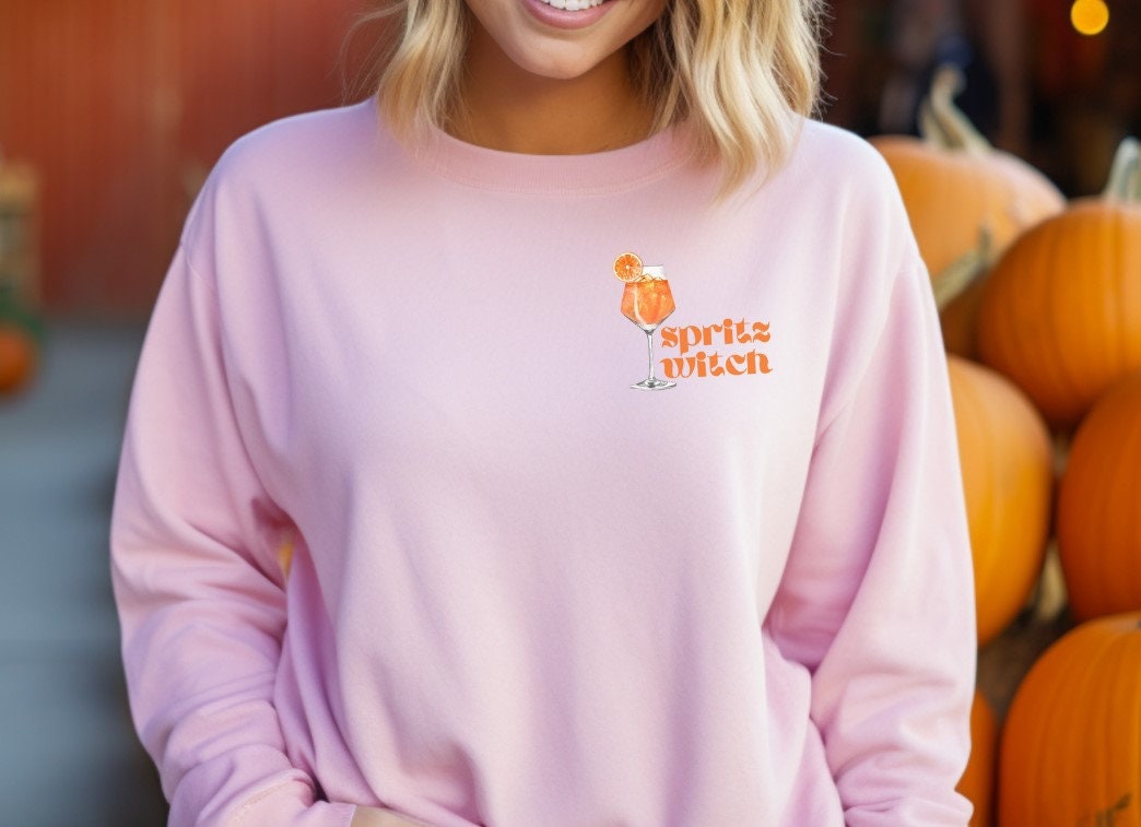 Aperol Spritz Sweatshirt Halloween Sweatshirt Crewneck Halloween Long ...