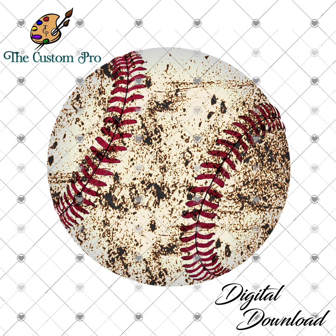 Baseball Dirty Ball Sublimation Png Design, Dirty Baseball Png ...