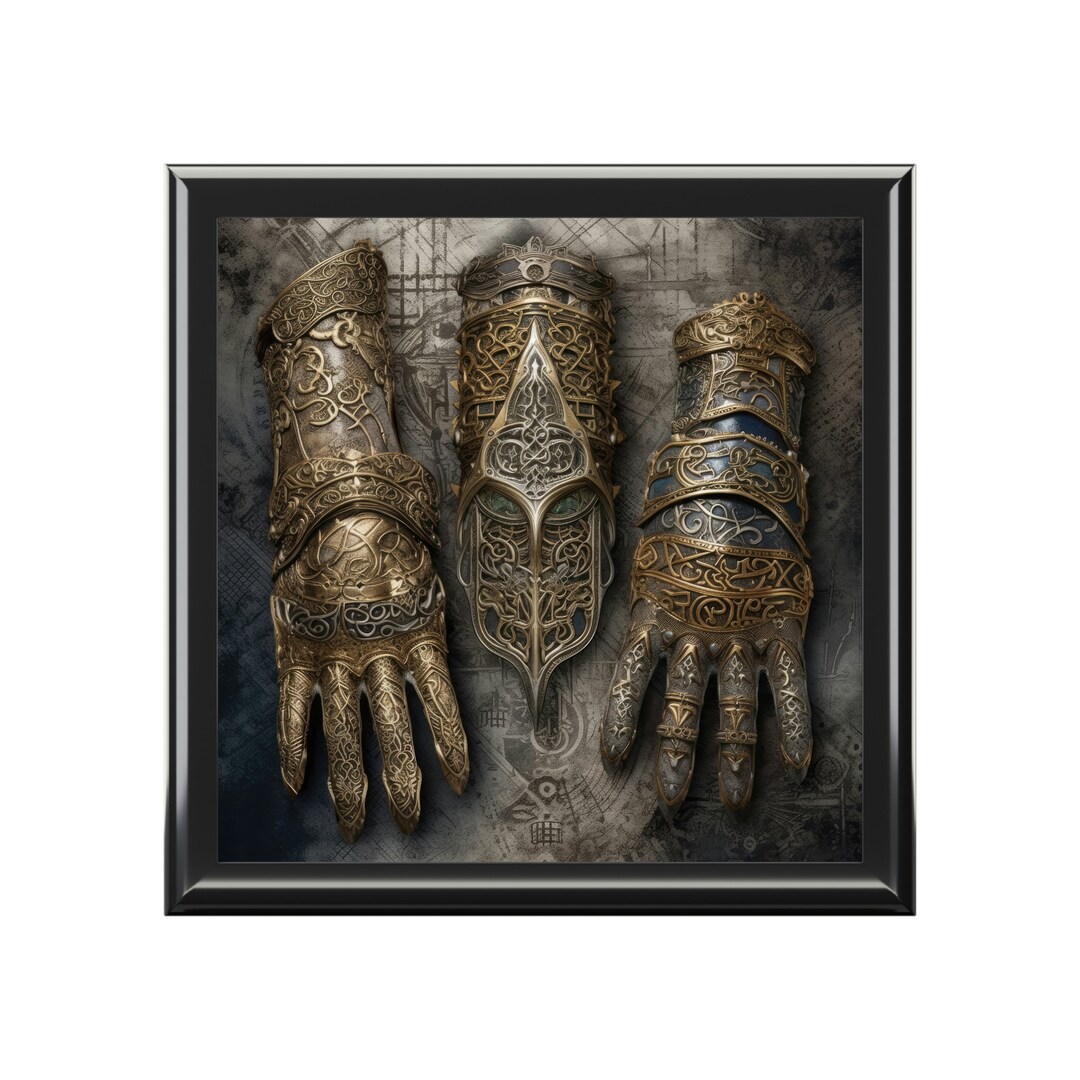 Store Your Dnd Treasures in Style With Our Medieval Gauntlets - Etsy