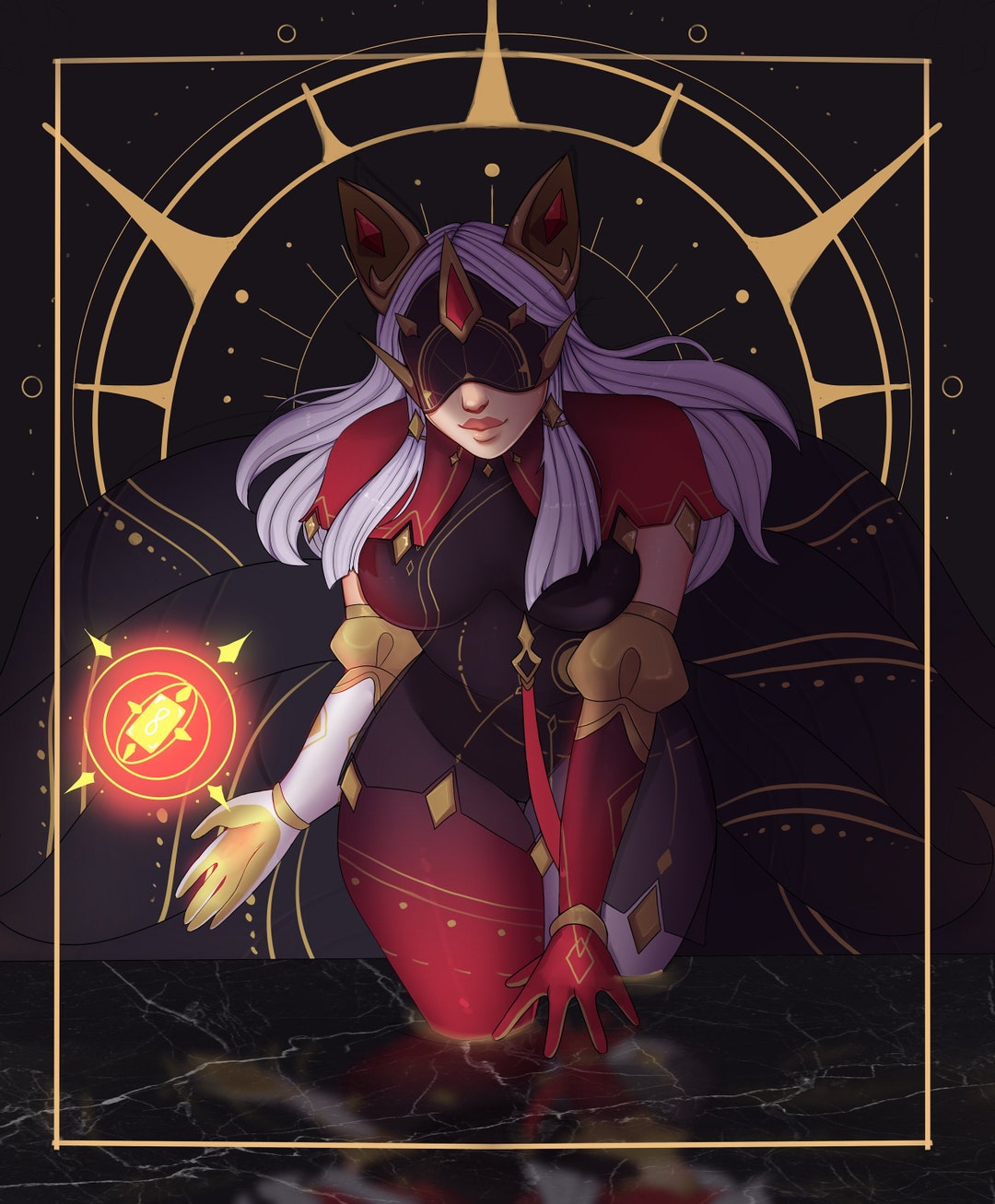 League of Legends Arcana Ahri 8.5x11 Glossy Cardstock Art Print - Etsy