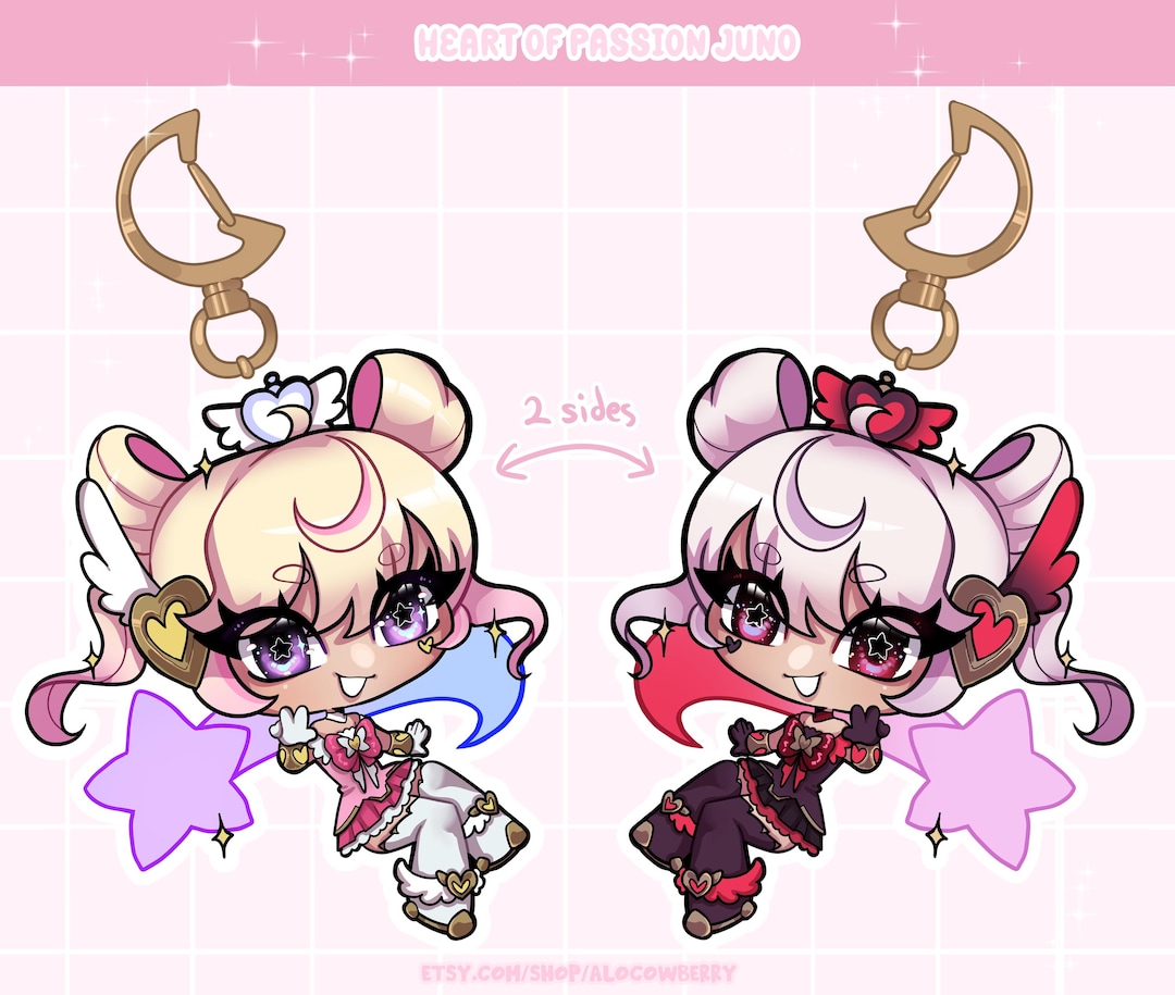 Dokiwatch Juno 2.5 Inch Double Sided Acrylic Charm | Overwatch 2 - Etsy