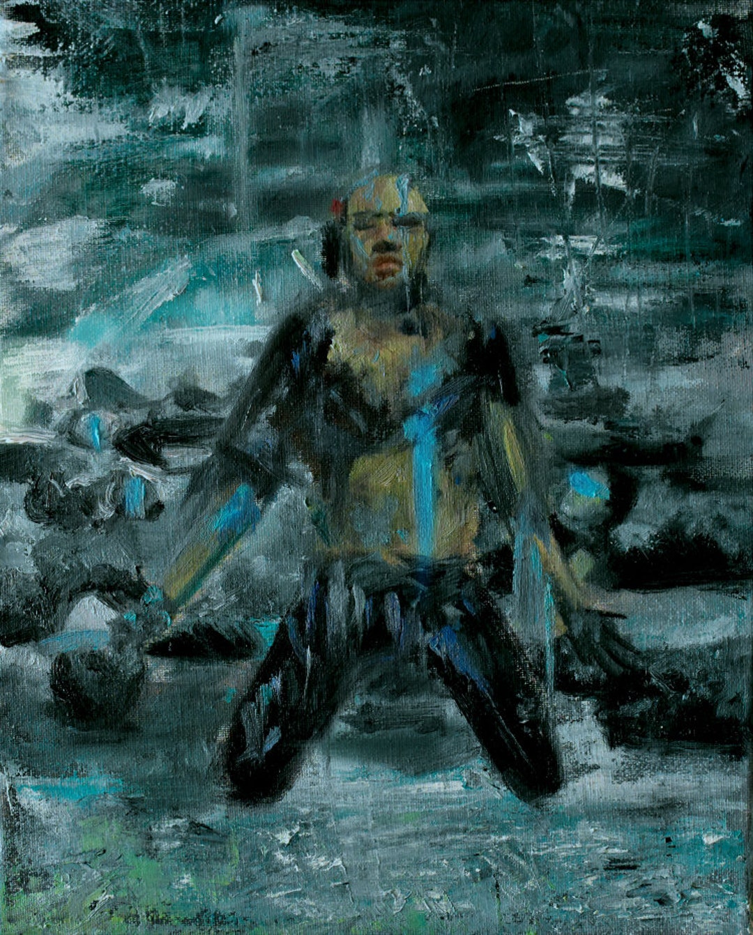 Detroit: Become Human Markus Oil Painting Handmade Android-fate - Etsy