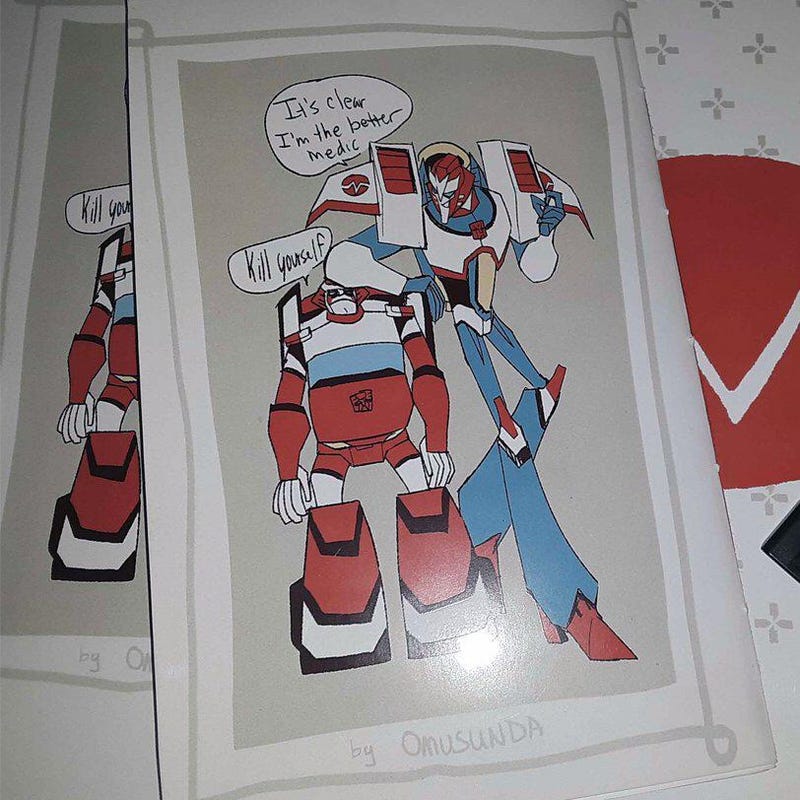 Comic Book Transformers - Etsy