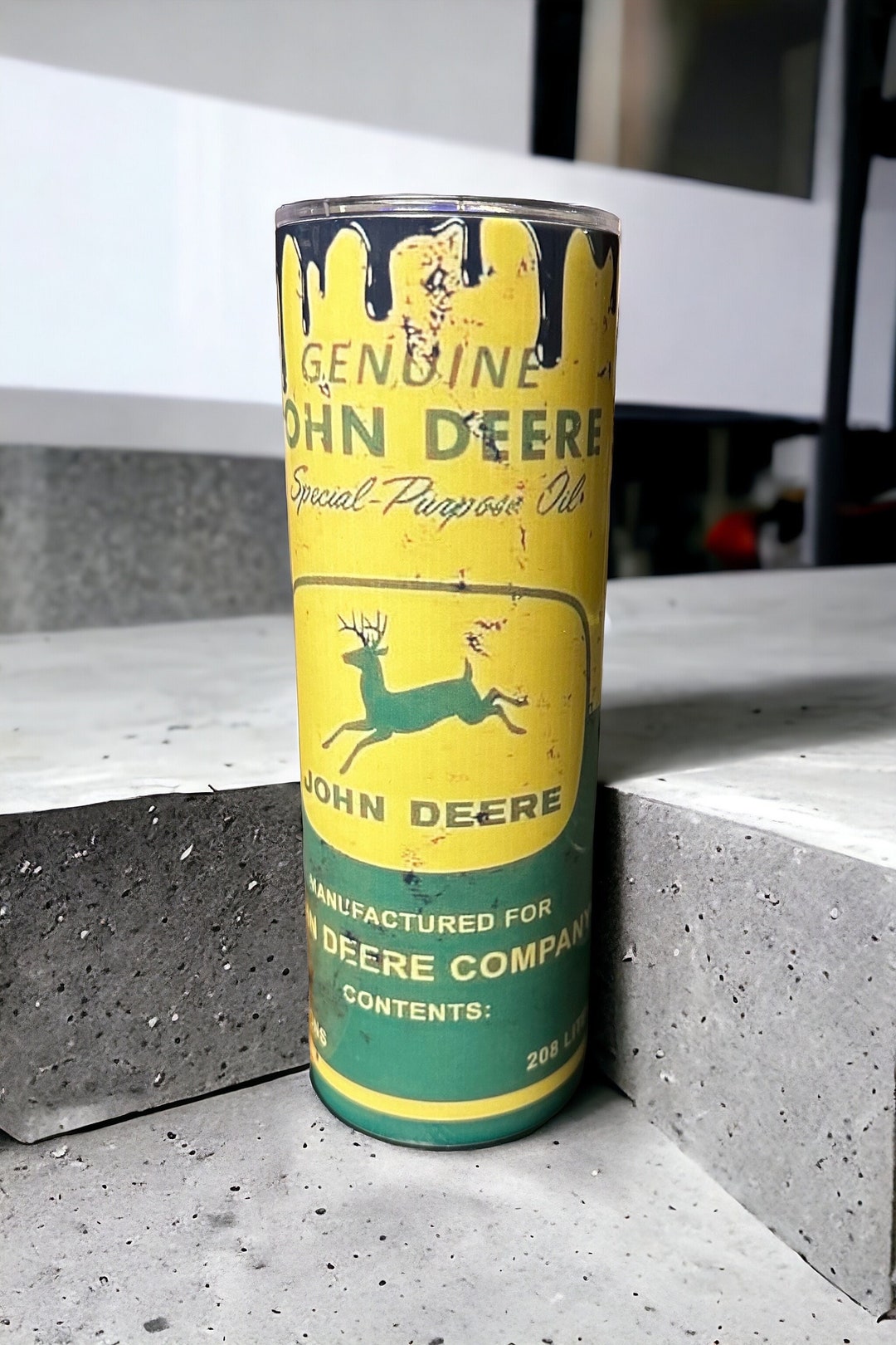 20oz John Deere Oil Drip Tumbler - Etsy