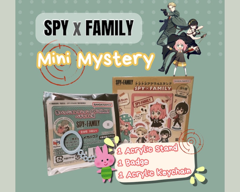 Mini Anime Manga Mystery Box Themed Cute Popular | Surprise and Fun ...