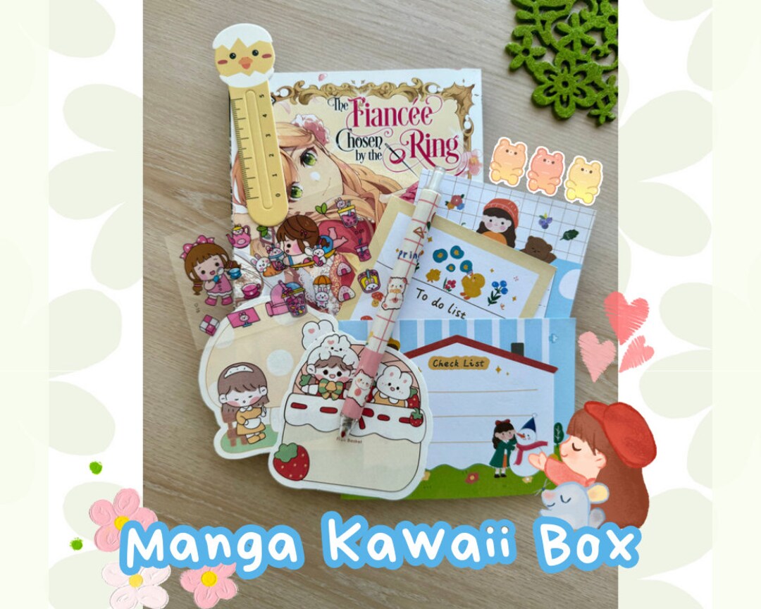 Manga Kawaii Box - Mystery Manga & Cute Stationery Grab Bag | Blind Day ...