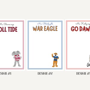 Personalized Georgia Notepad for Teachers, Teacher Gifts, Back to ...