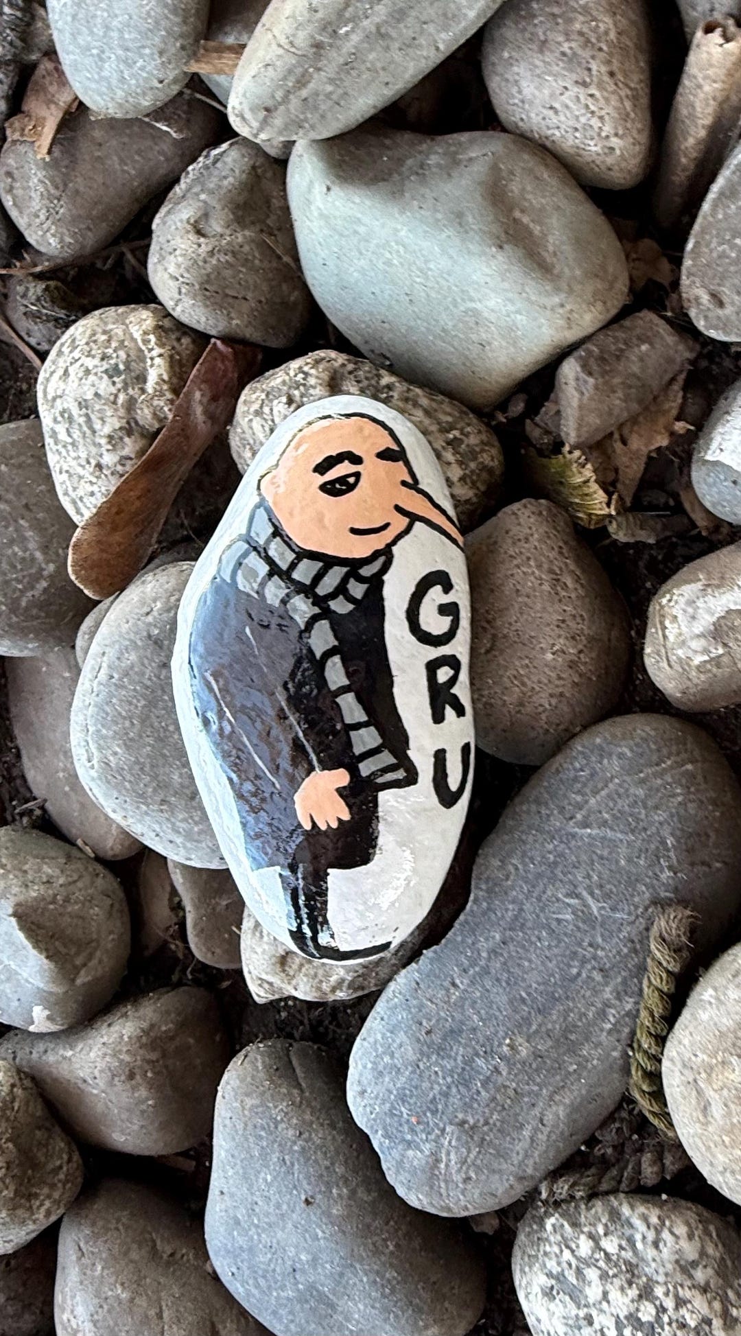 Gru, Despicable Me Painted Rock - Etsy