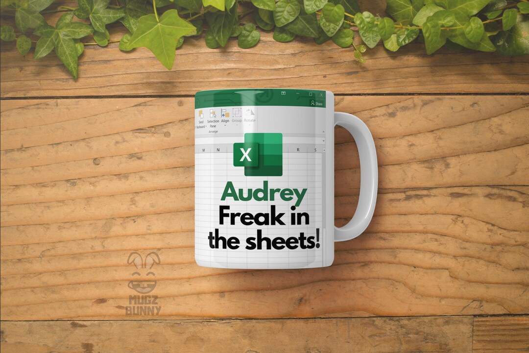 Excel Spreadsheet Mug | Data Analyst Gift | Personalized Mug | Freak in ...