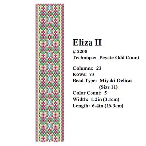 Eliza I & II – Peyote Bracelet Pattern Seed Bead Bracelet Pattern ...
