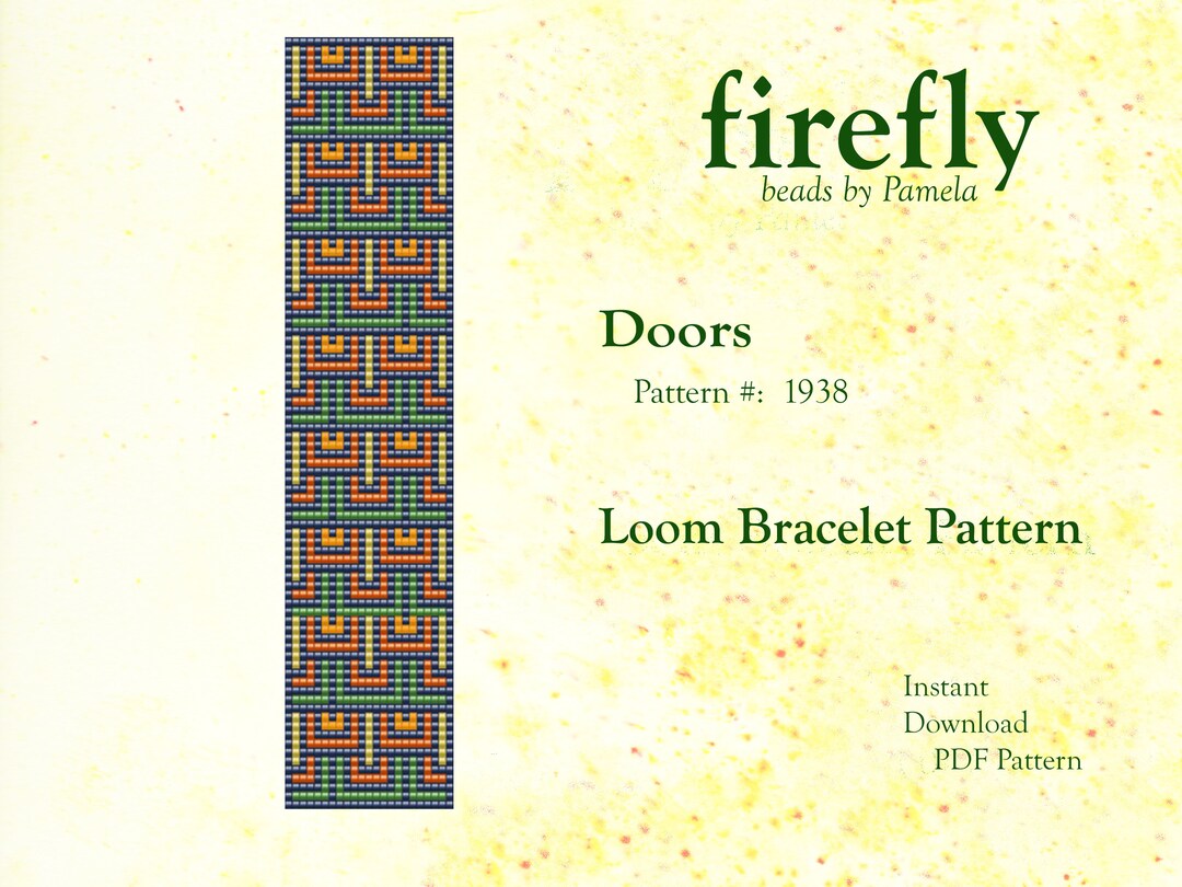 Doors Loom Bracelet Pattern – Miyuki Delica 11 (PDF Download) - Etsy