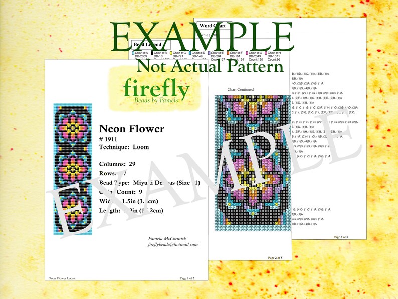 Cornelia – Loom Bracelet Pattern Loom Bead Stitch Miyuki Delica 11 ...