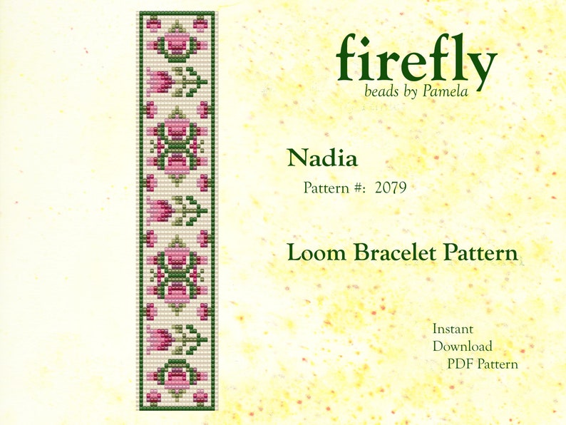 Nadia – Loom Bracelet Pattern Loom Bead Stitch Miyuki Delica 11 Instant ...