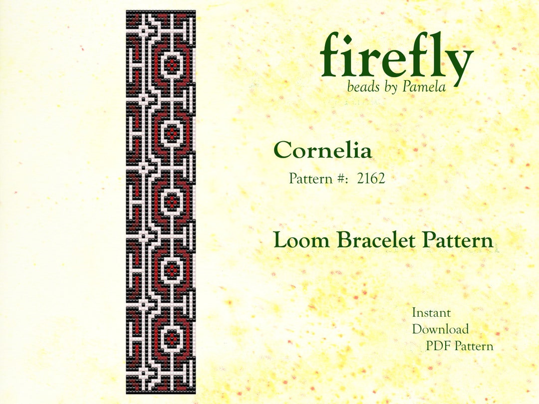 Cornelia – Loom Bracelet Pattern Loom Bead Stitch Miyuki Delica 11 ...