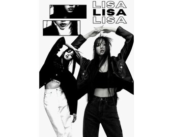Blackpink Lisa Poster, Kpop Merch, BP Posters,lalisa Manoban Poster ...