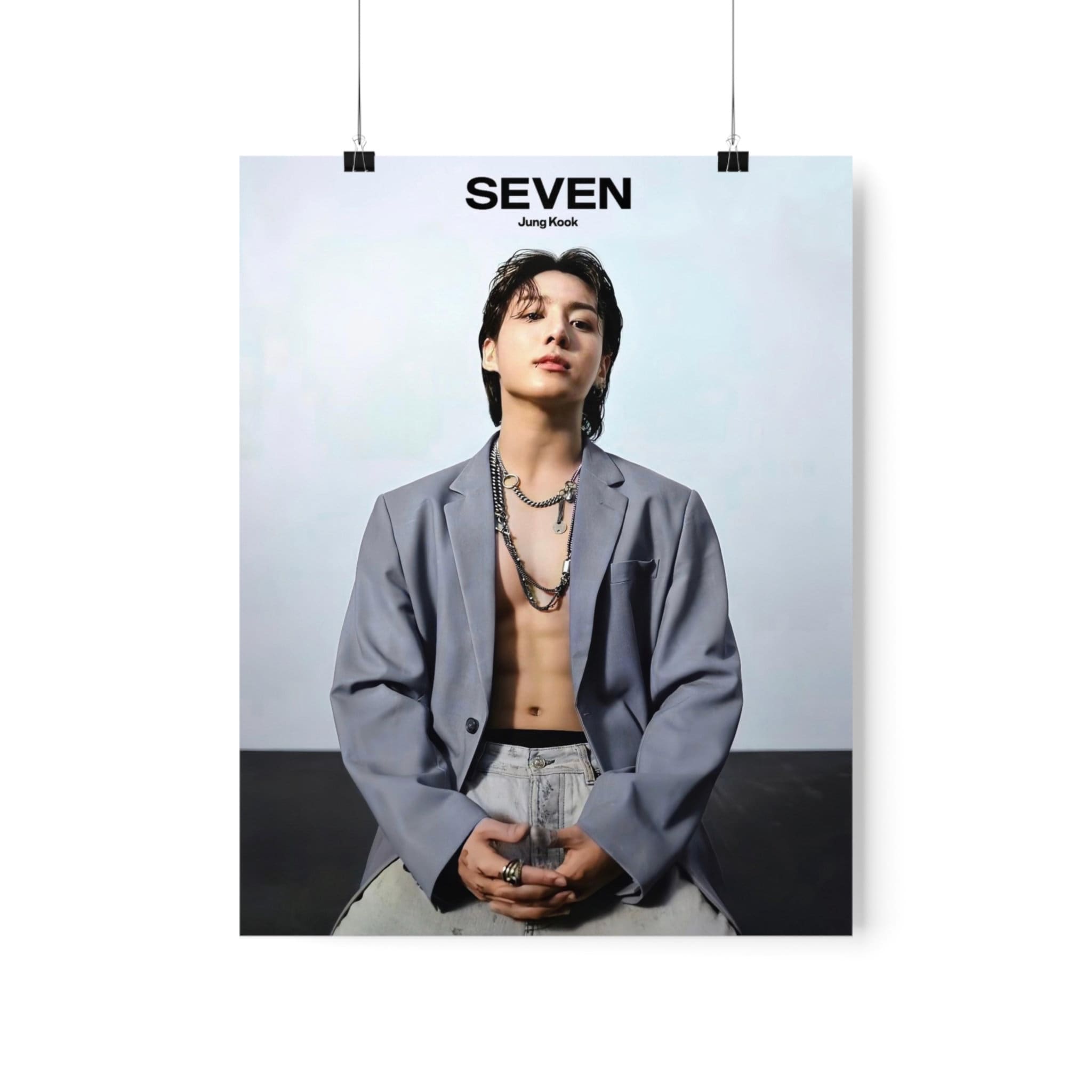 Bts Jungkook Seven Posters JK Sevenbts Wall Printbts - Etsy