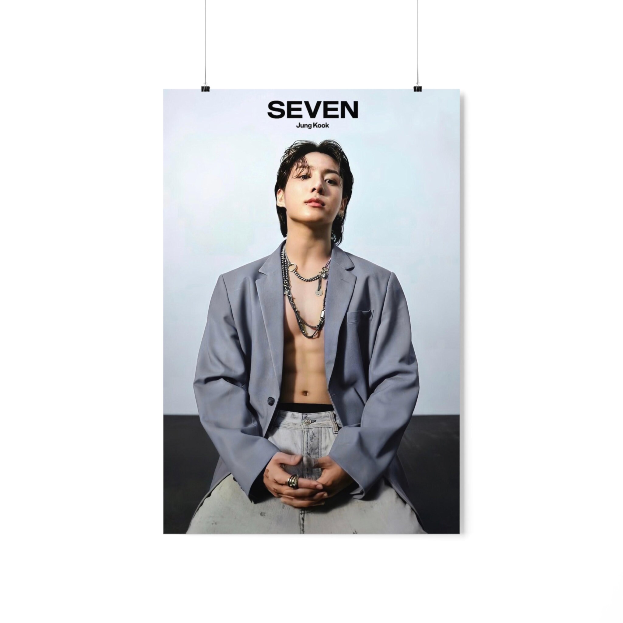 Bts Jungkook Seven Posters JK Sevenbts Wall Printbts - Etsy