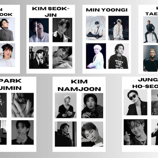 Bts Printed Wall Posters - Etsy