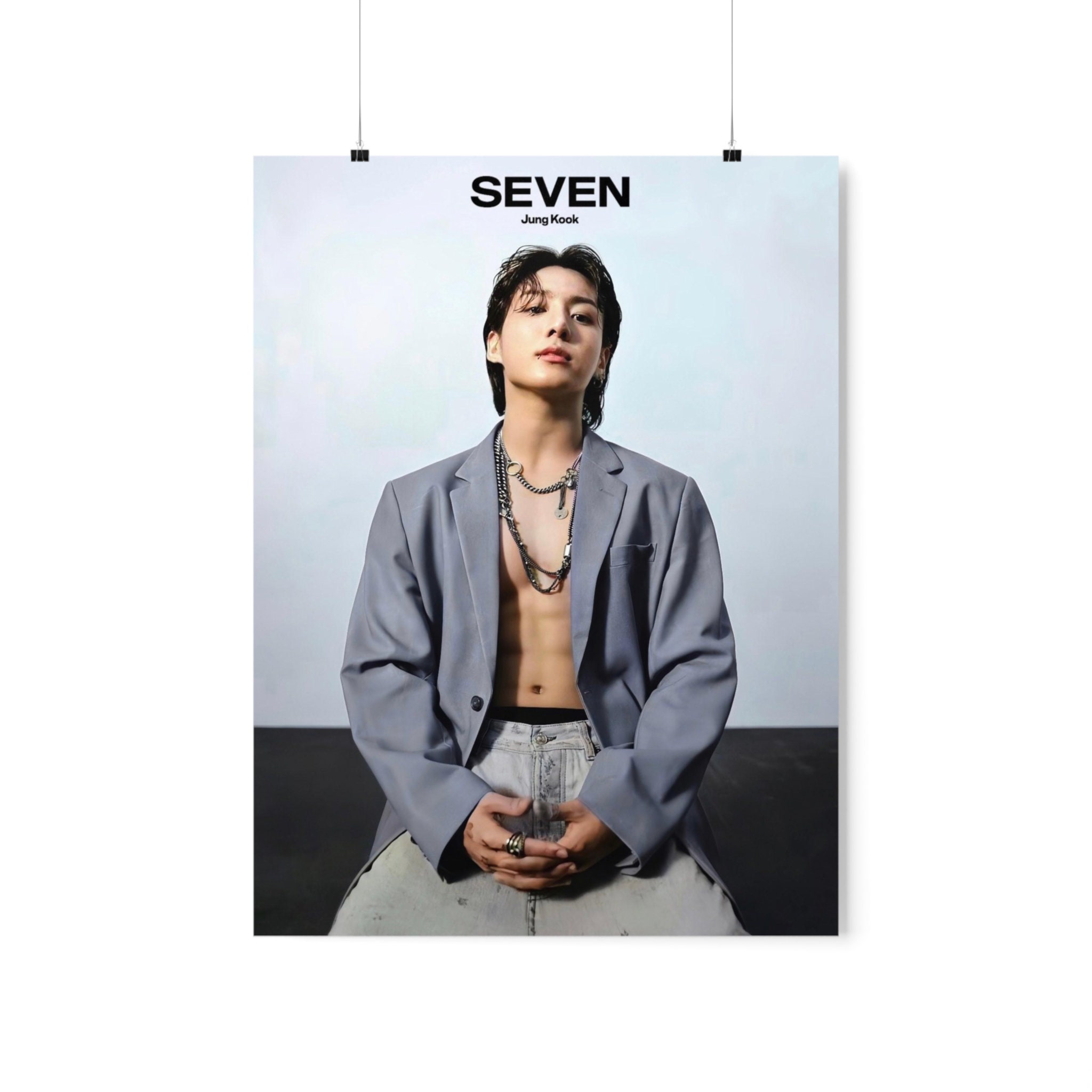Bts Jungkook Seven Posters JK Sevenbts Wall Printbts - Etsy