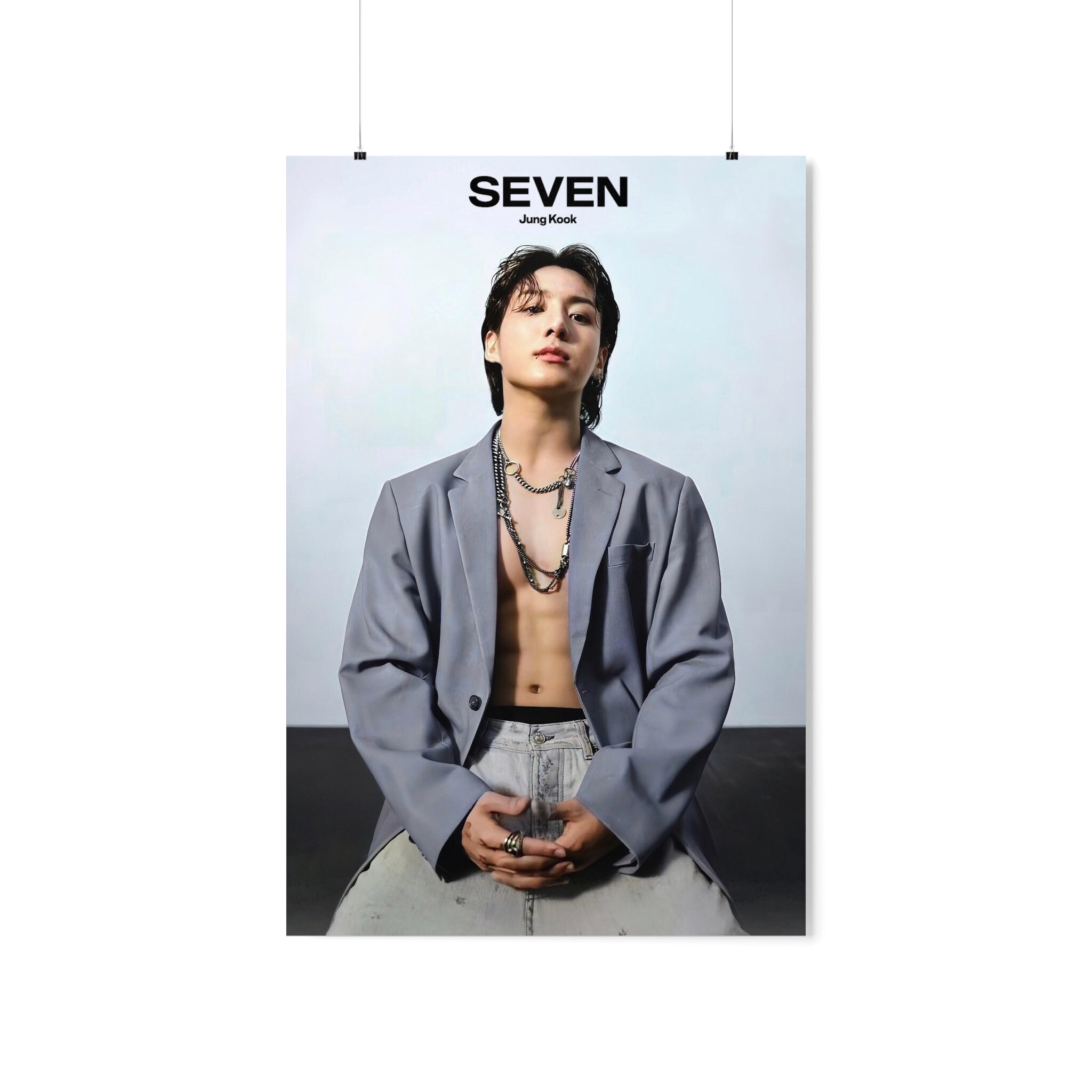 Bts Jungkook Seven Posters JK Sevenbts Wall Printbts - Etsy