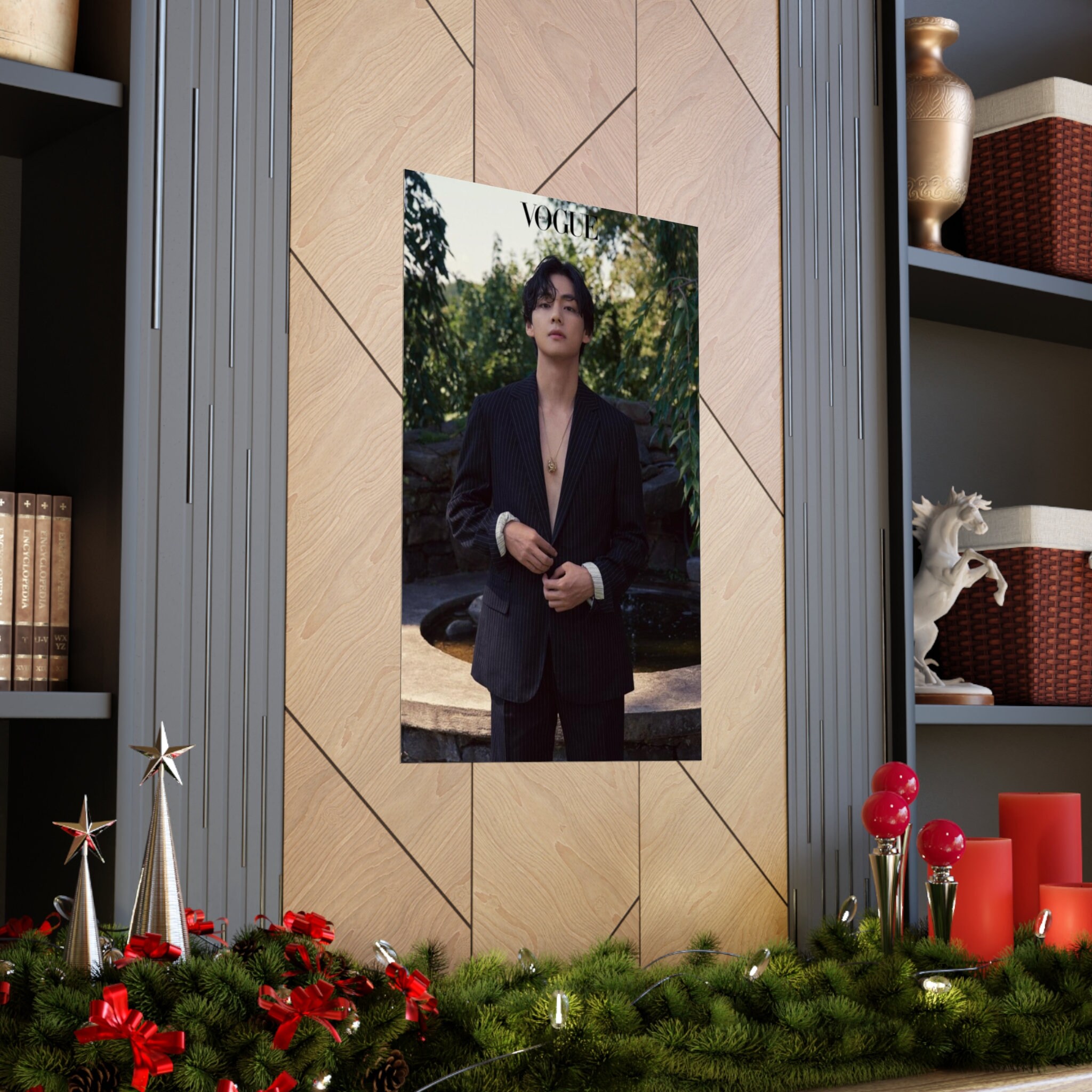 BTS V Vogue Photoshoot Posters Kim Taehyung V Posters Kpop - Etsy