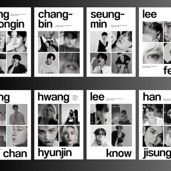 Skz Print Poster - Etsy