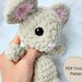 Millie Mouse Crochet Stuffed Animal Pattern - Amigurumi English US ...