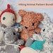 Hiking Animal Crochet Snuggler Pattern Bundle - English US Crochet ...