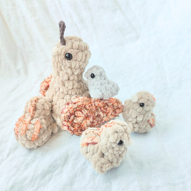 Coco the Quail Crochet Amigurumi Pattern - English Using US Crochet ...