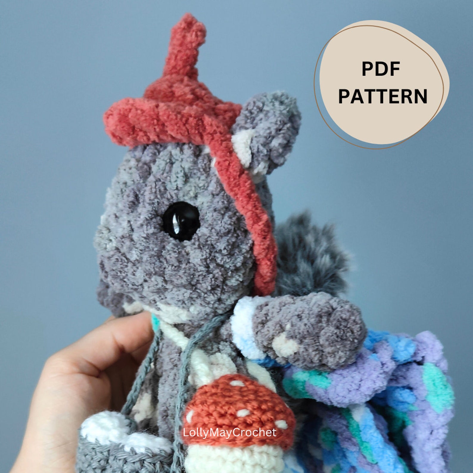 Hiking Animal Crochet Snuggler Pattern Bundle - English US Crochet ...