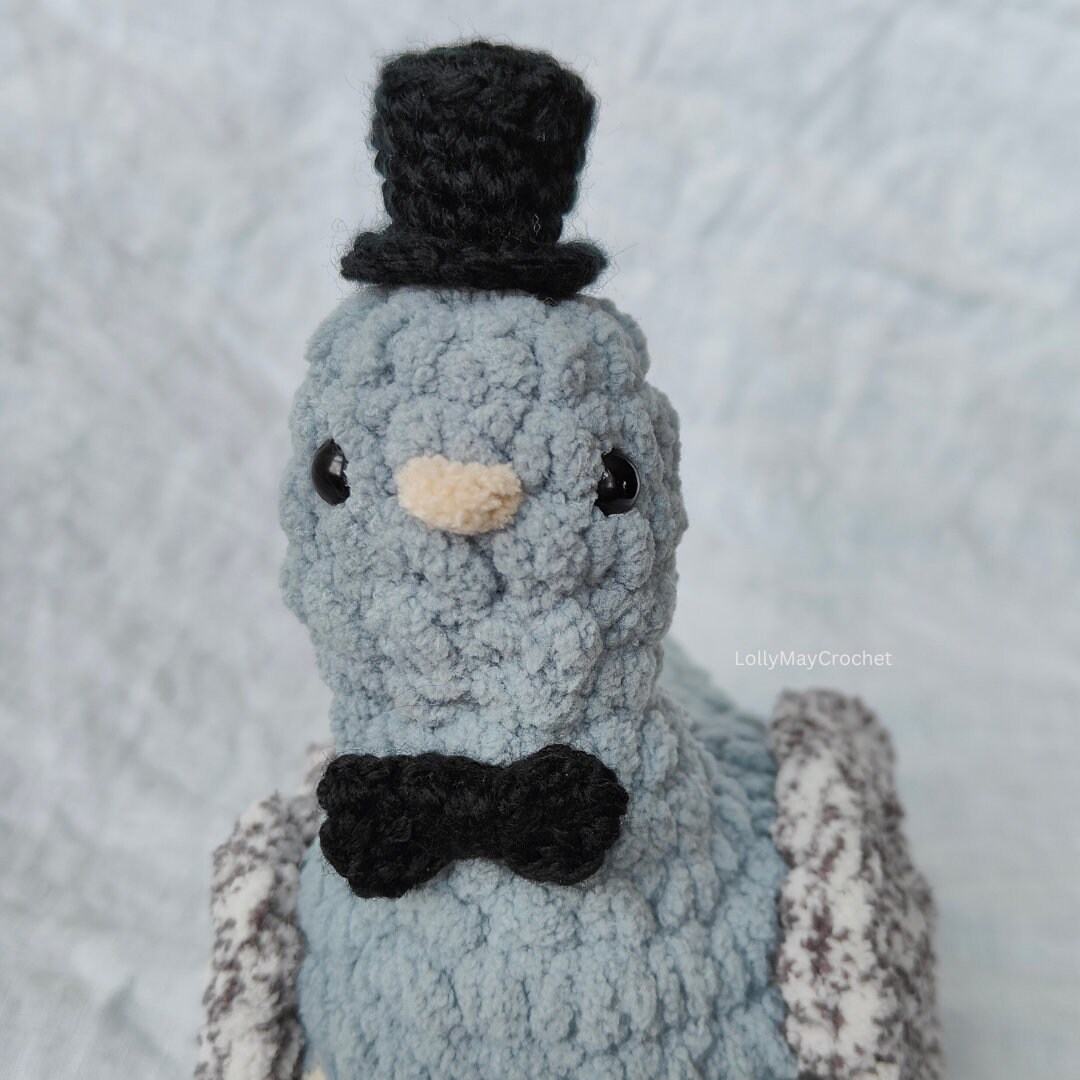 Percy the Pigeon Amigurumi Dove Bird Crochet Pattern - English Using US ...