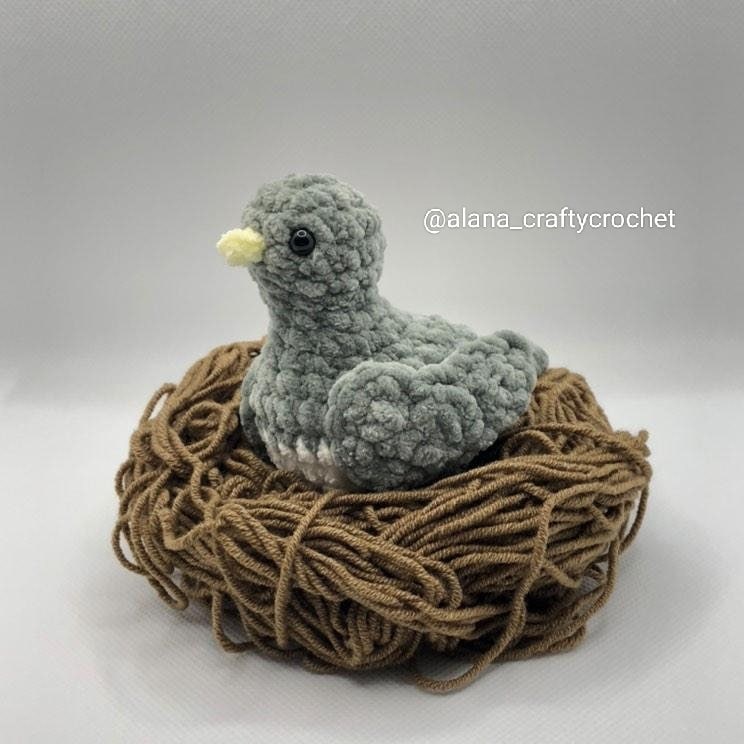 Percy the Pigeon Amigurumi Dove Bird Crochet Pattern - English Using US ...