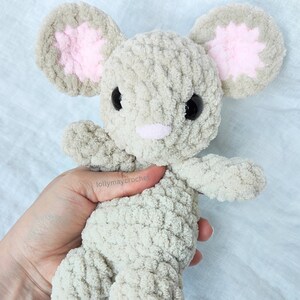 Millie Mouse Crochet Stuffed Animal Pattern - Amigurumi English US ...