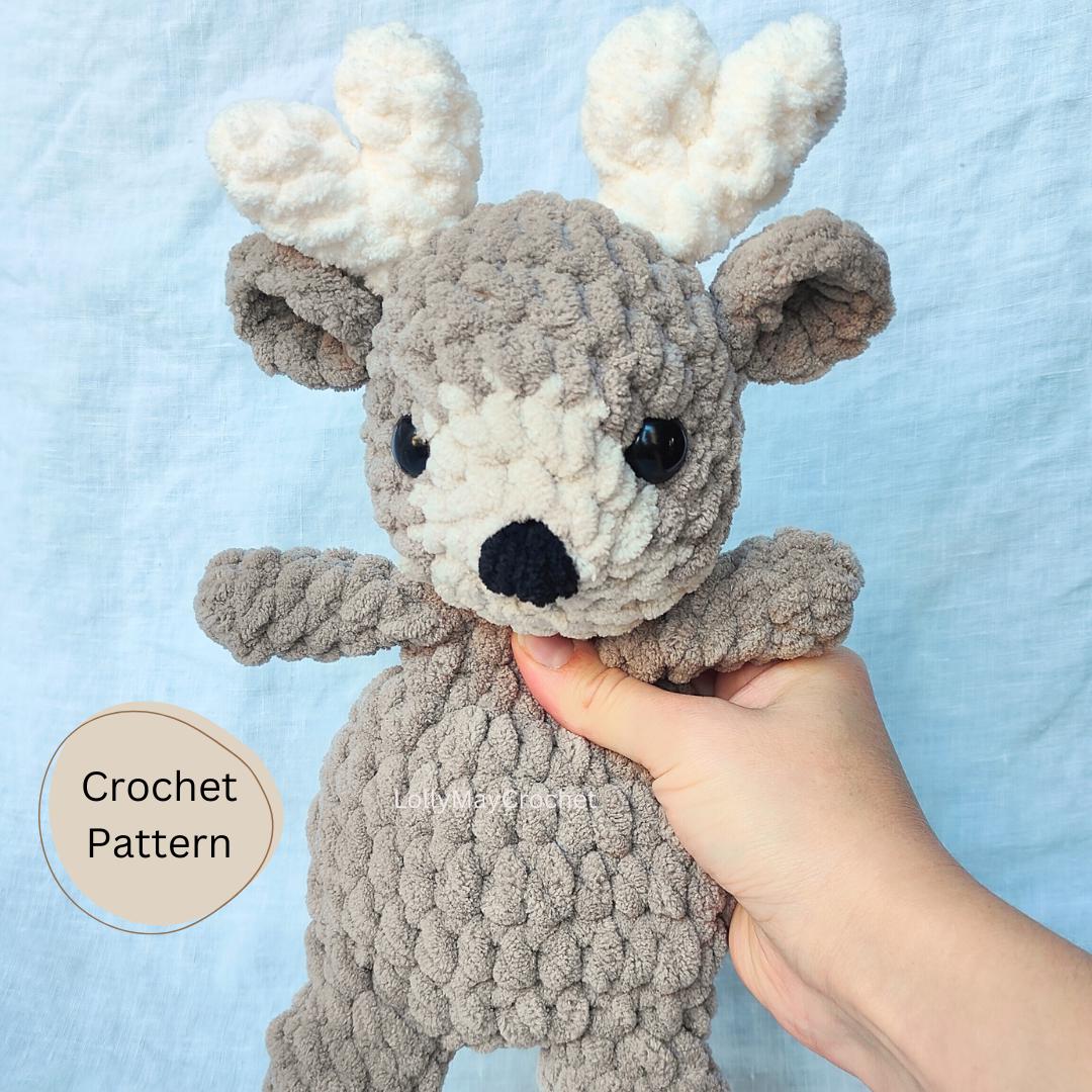 Dax Hiking Deer Snuggler Crochet Pattern - English US Crochet Terms - 1 ...