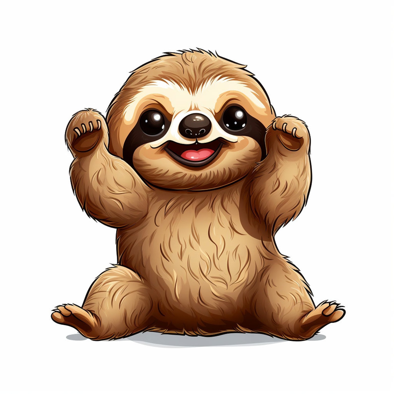 100 Ultra Cute Sloth Stickers - Adorable Sloth Decals - Planner ...