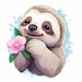 100 Ultra Cute Sloth Stickers Adorable Sloth Decals Planner Journal ...