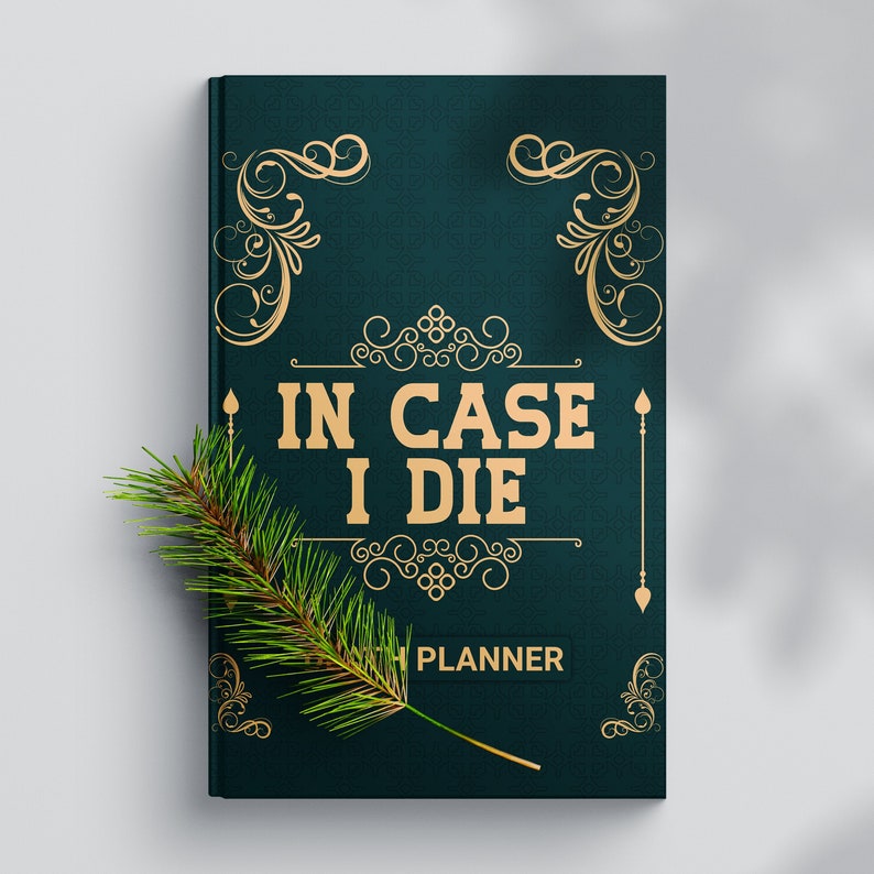 Death Planner Printable in Case I Die Book for Men, Women, and All ...