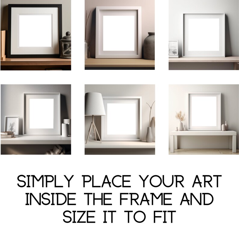 101 Frame Mock Ups Frame Mock up Bundle Art Mock up Photograph Styled ...