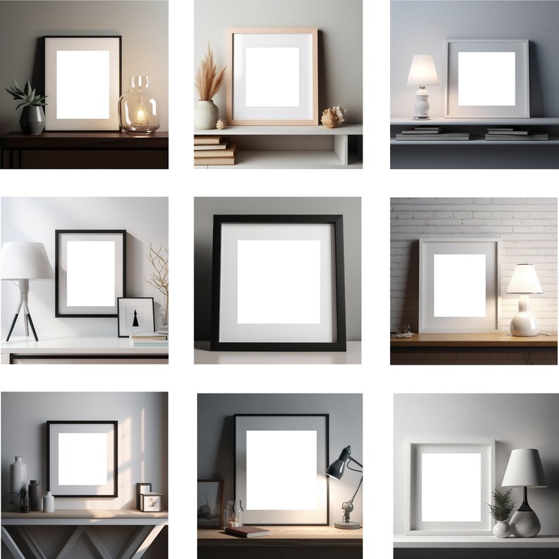 101 Frame Mock Ups Frame Mock up Bundle Art Mock up Photograph Styled ...