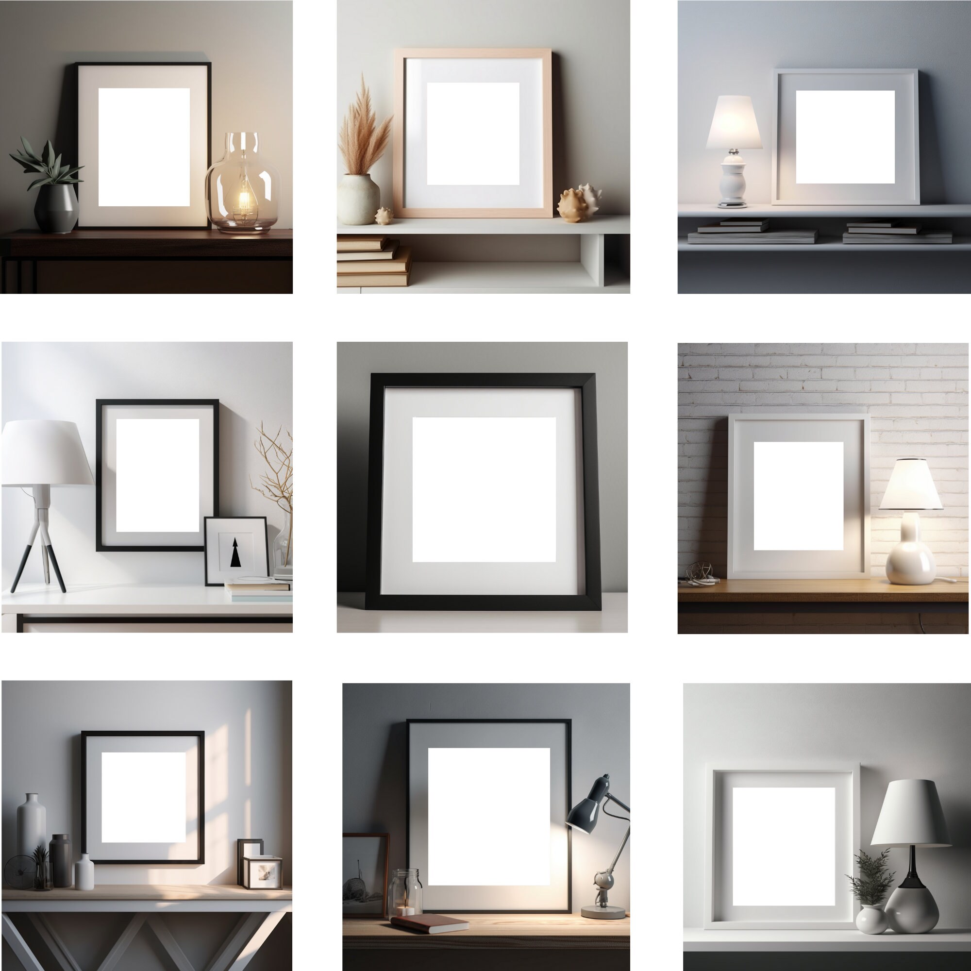 101 Frame Mock Ups Frame Mock up Bundle Art Mock up Photograph Styled ...