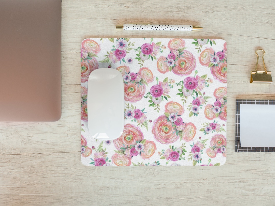 Minnie Floral Mouse Pad,disney Stationary Accessories,disney Theme ...