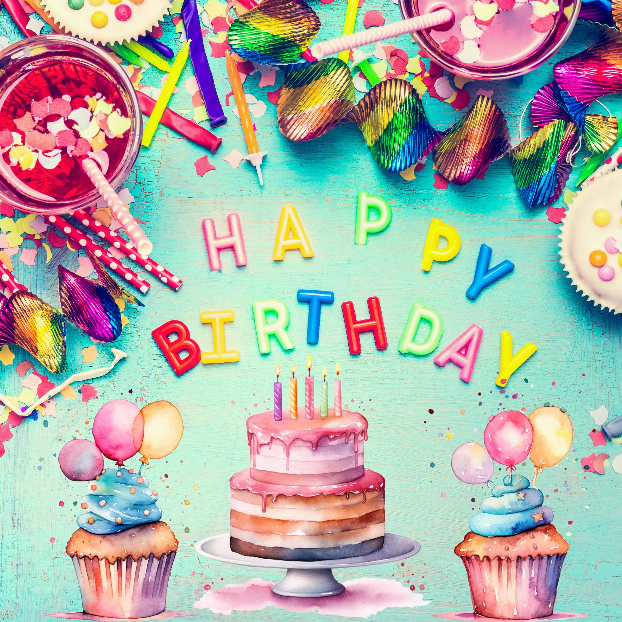 Birthday Cake Clipart, Celebration, Dessert, Party, Candles, Bakery ...