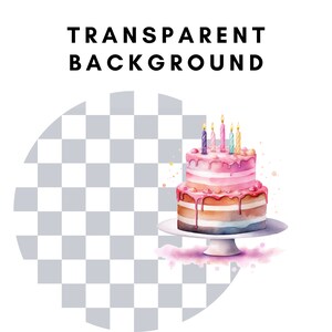 Birthday Cake Clipart, Celebration, Dessert, Party, Candles, Bakery ...