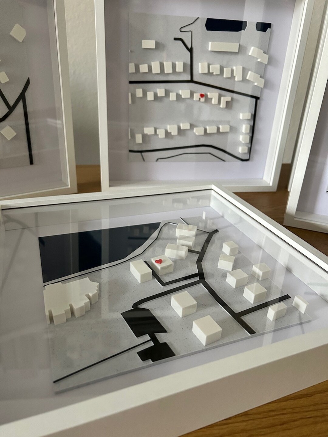 3D Printed Map of Your Favorite Place in a Picture Frame - Etsy