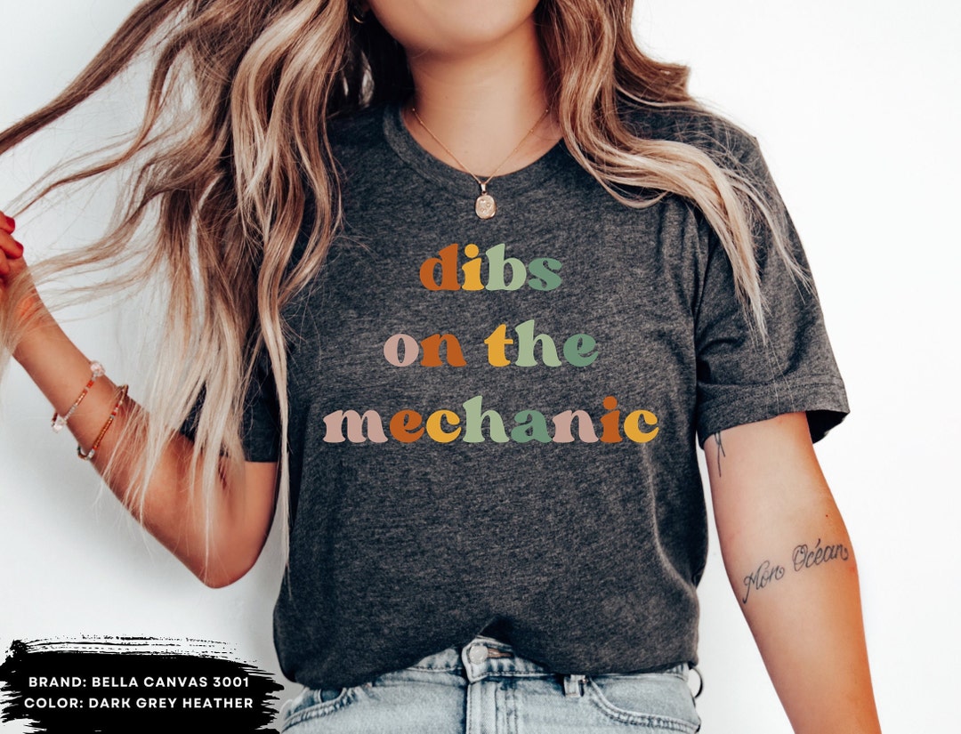 Mechanic Wife Shirt, Mechanic Girlfriend Shirt, Blue Colar Wife Shirt ...